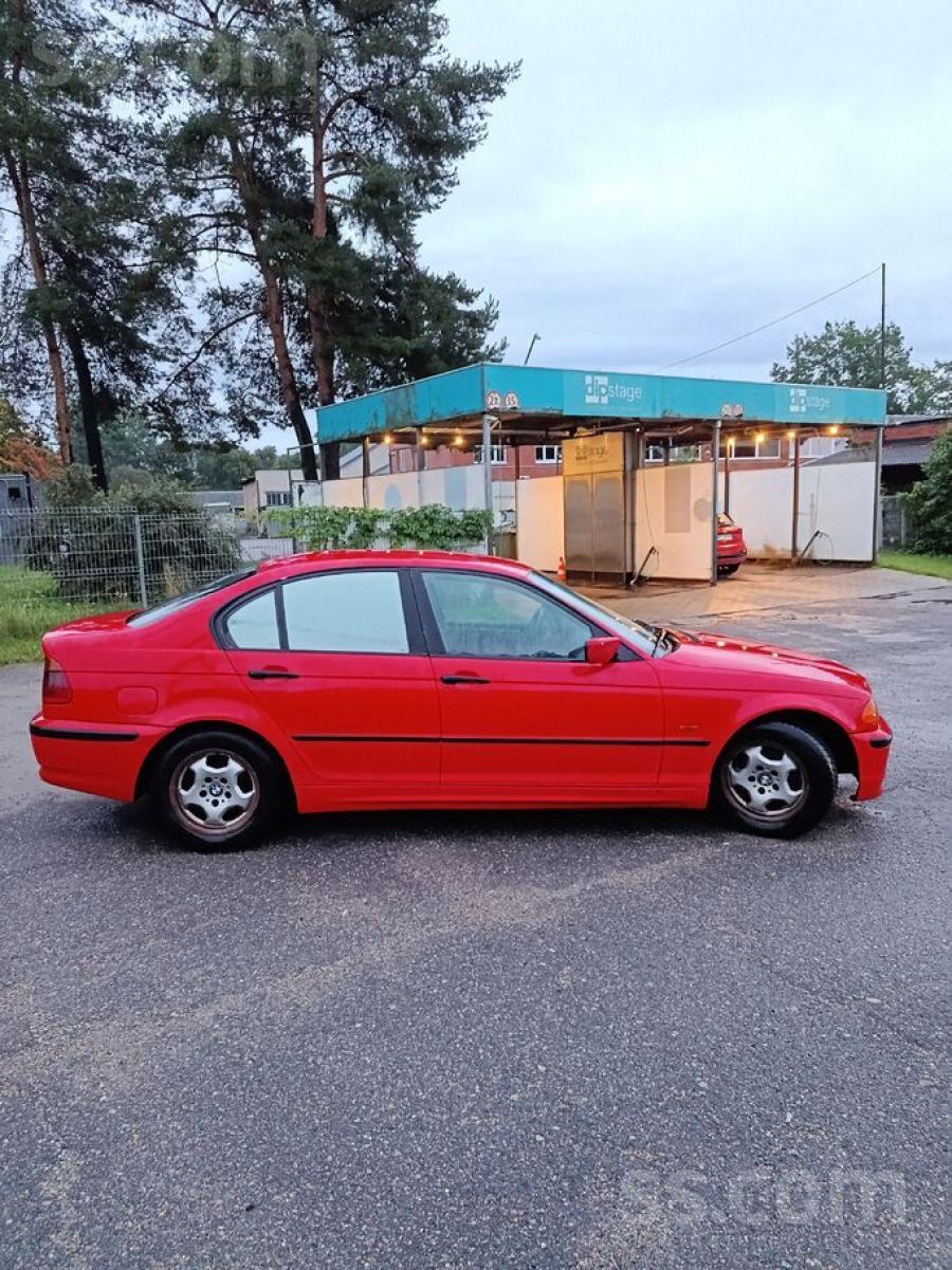 Red BMW 318 1998 in Riga, with an engine capacity of 1.90 L and mileage of 416 thousand km for 1680 €, photo 7 on AUTOMOTO.COM.LV