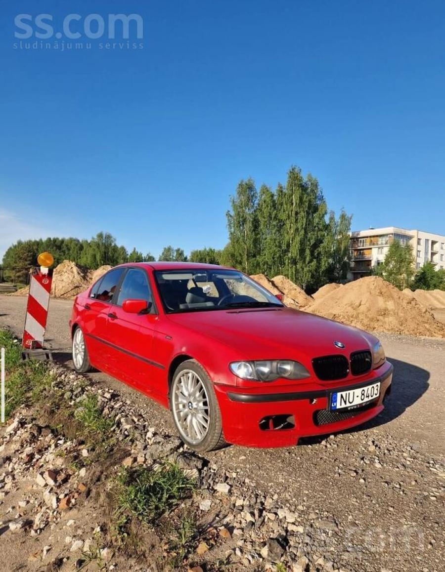 Red BMW 318 2002 in Talsi, with an engine capacity of 1.80 L and mileage of 412 thousand km for 1400 €, photo 4 on AUTOMOTO.COM.LV