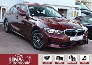 Red BMW 318 2021 in Kaunas, with an engine capacity of 2.00 L and mileage of 27 thousand km for 27529 €, photo 3 on AUTOMOTO.COM.LV