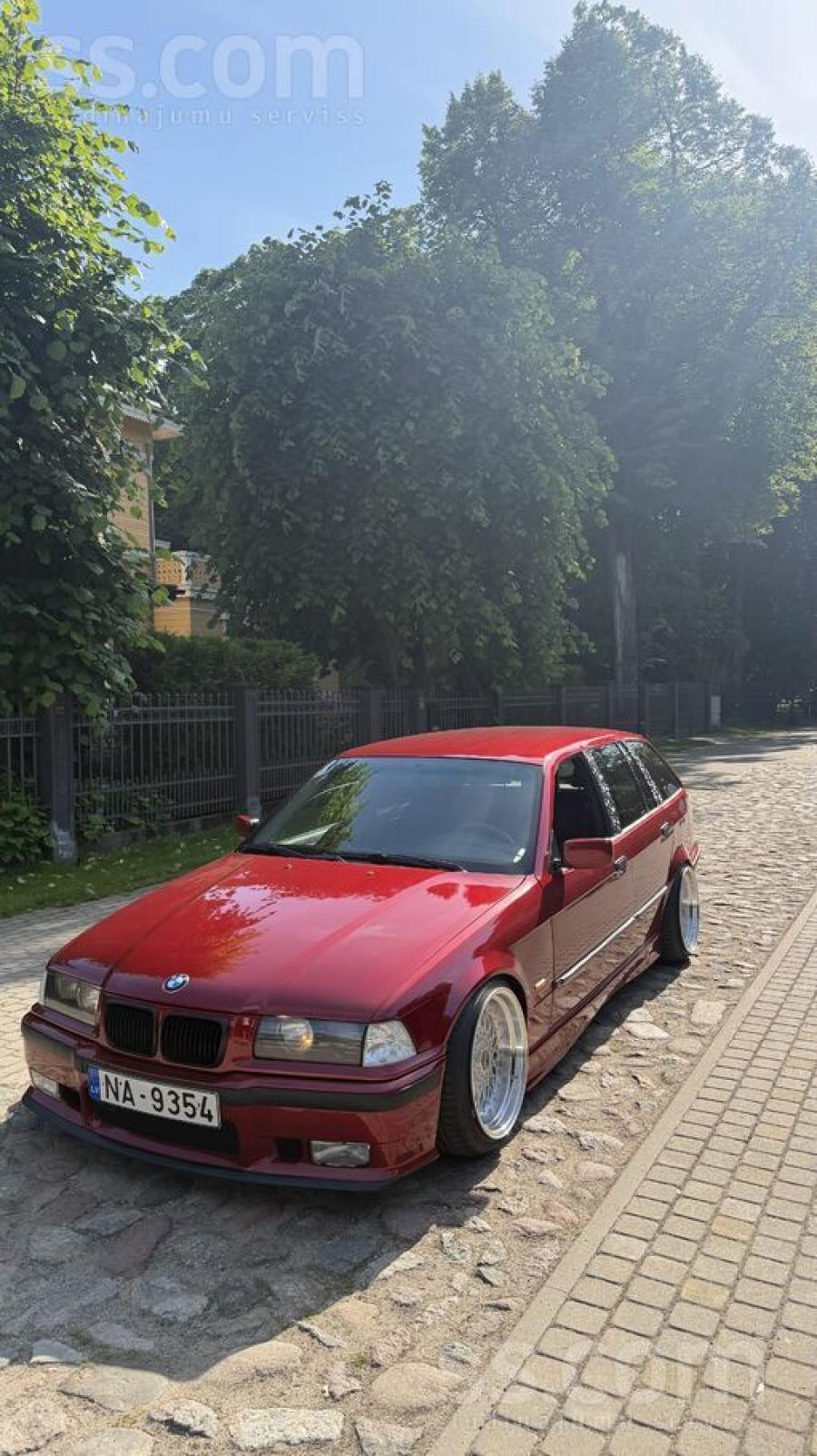 Sarkans BMW 318 1997 Liepāja, ar dzinēja tilpumu 1.80 L un nobraukumu 323 tūkst. km par 4300 €, foto 7 vietnē AUTOMOTO.COM.LV