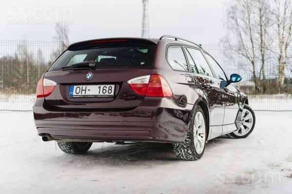 Red BMW 318 2007 in Riga, with an engine capacity of 2.00 L and mileage of 166 thousand km for 4290 €, photo 6 on AUTOMOTO.COM.LV