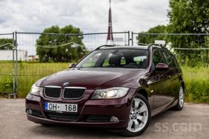Red BMW 318 2007 in Riga, with an engine capacity of 2.00 L and mileage of 168 thousand km for 4890 €, photo  on AUTOMOTO.COM.LV