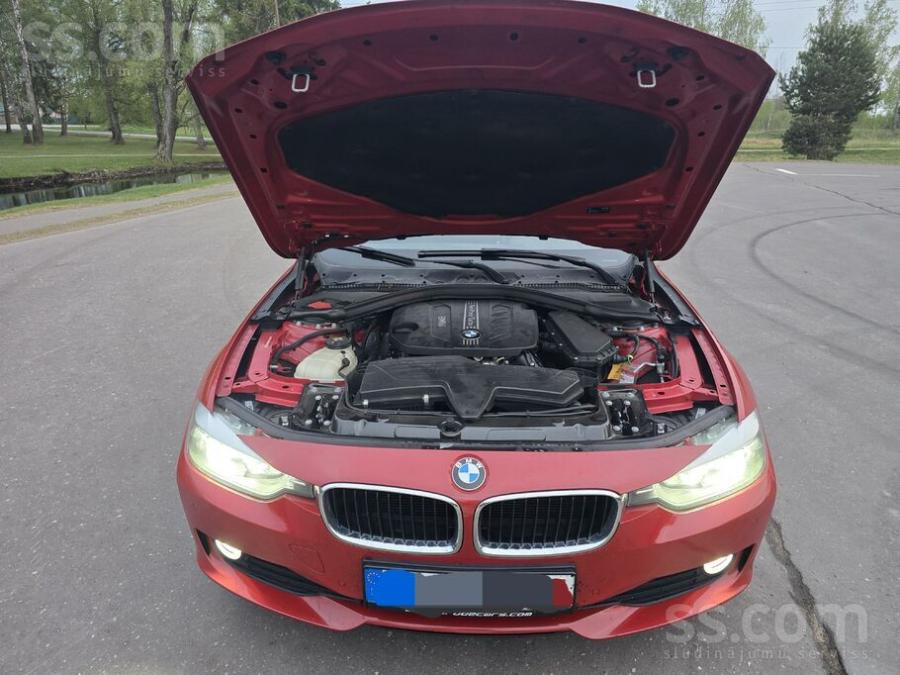 Red BMW 318 2015 in Riga, with an engine capacity of 2.00 L and mileage of 246 thousand km for 8200 €, photo 13 on AUTOMOTO.COM.LV