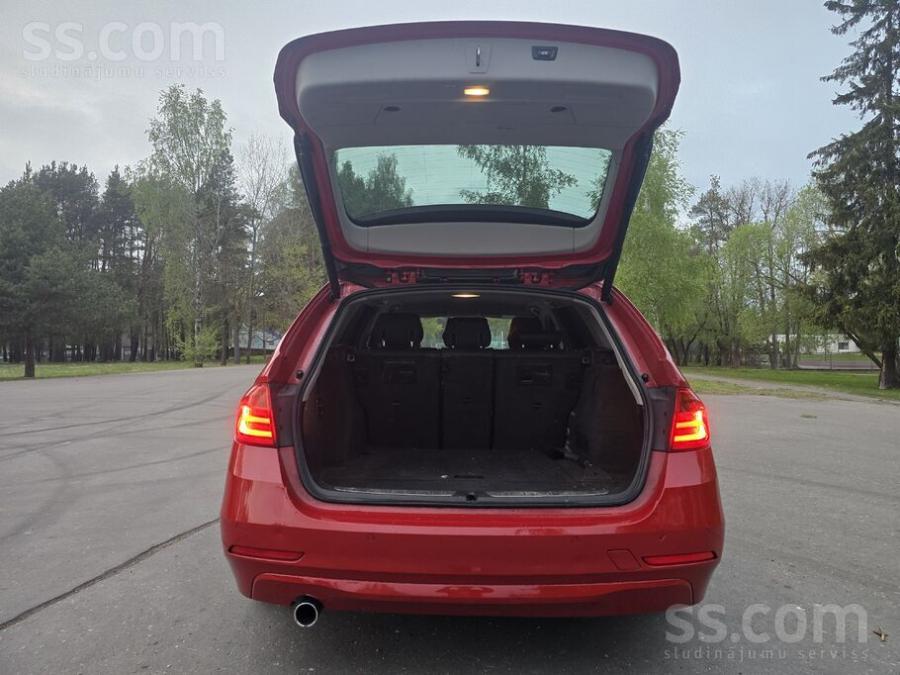 Red BMW 318 2015 in Riga, with an engine capacity of 2.00 L and mileage of 246 thousand km for 8200 €, photo 17 on AUTOMOTO.COM.LV
