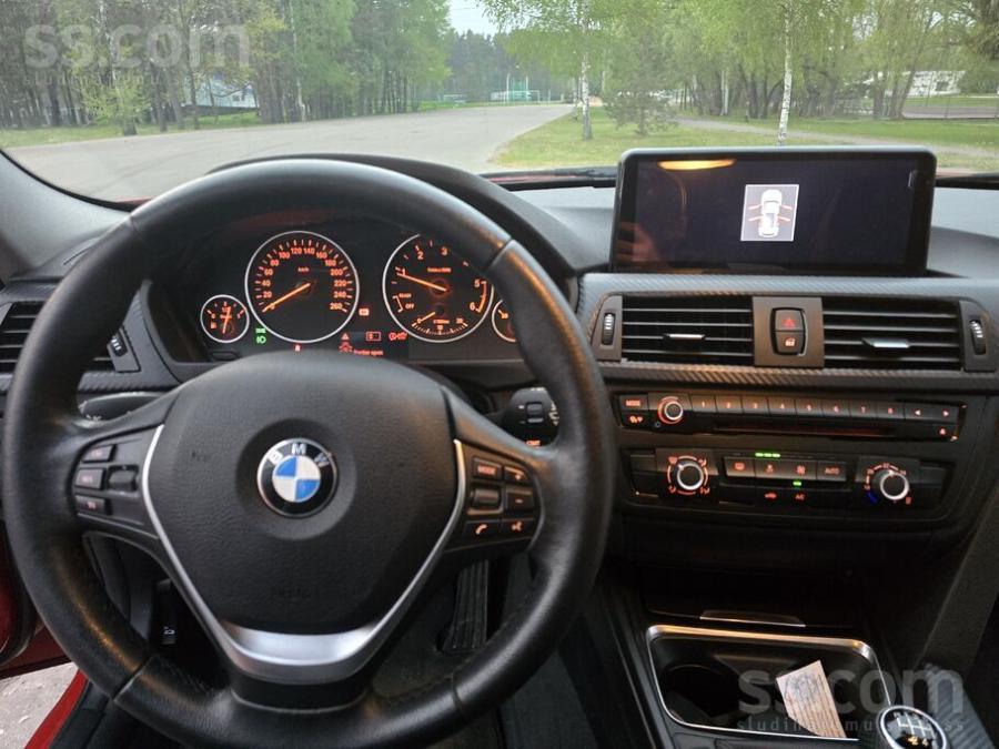 Red BMW 318 2015 in Riga, with an engine capacity of 2.00 L and mileage of 246 thousand km for 8200 €, photo 20 on AUTOMOTO.COM.LV