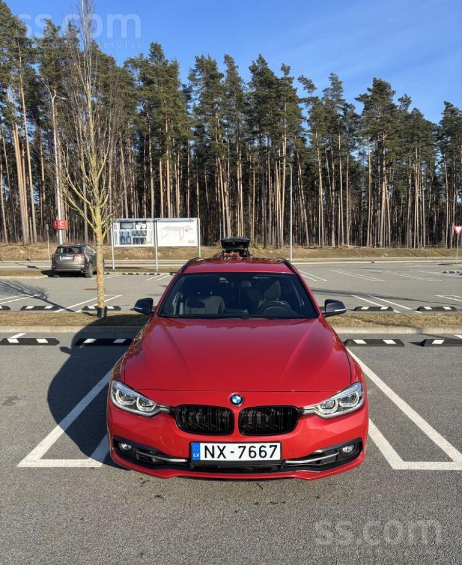 Red BMW 318 2018 in Riga, with an engine capacity of 1.50 L and mileage of 130 thousand km for 13700 €, photo 6 on AUTOMOTO.COM.LV