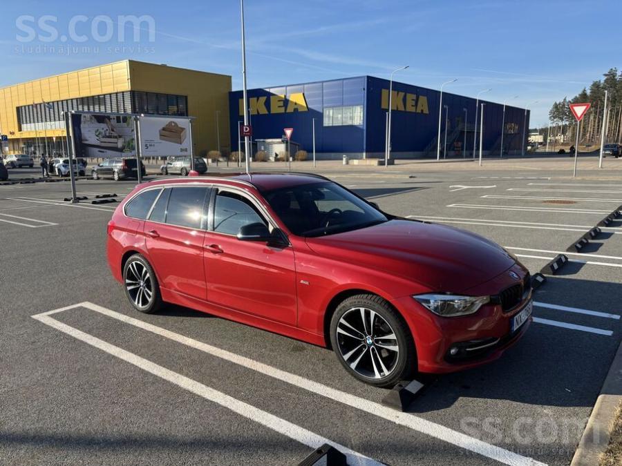 Red BMW 318 2018 in Riga, with an engine capacity of 1.50 L and mileage of 130 thousand km for 13700 €, photo 7 on AUTOMOTO.COM.LV