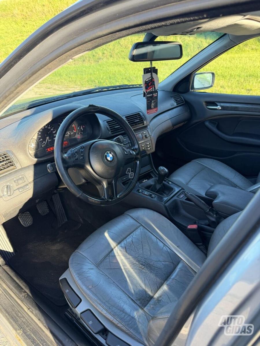 BMW 318 2003 in Vilnius, with an engine capacity of 2.00 L and mileage of 345 thousand km for 1600 €, photo 13 on AUTOMOTO.COM.LV