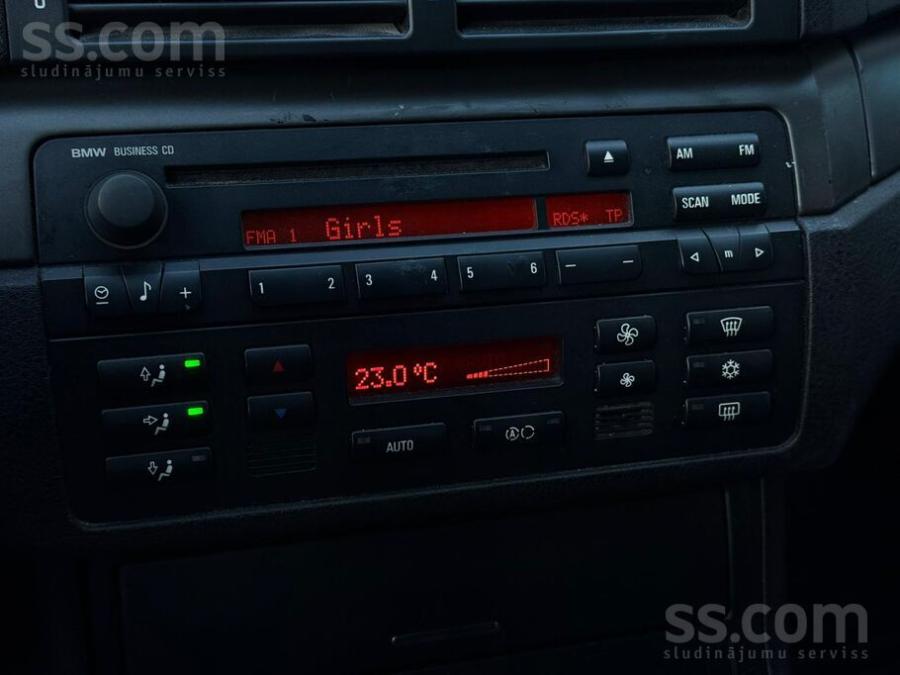 BMW 318 2004 in Riga, with an engine capacity of 2.00 L and mileage of 0 thousand km for 1390 €, photo 16 on AUTOMOTO.COM.LV