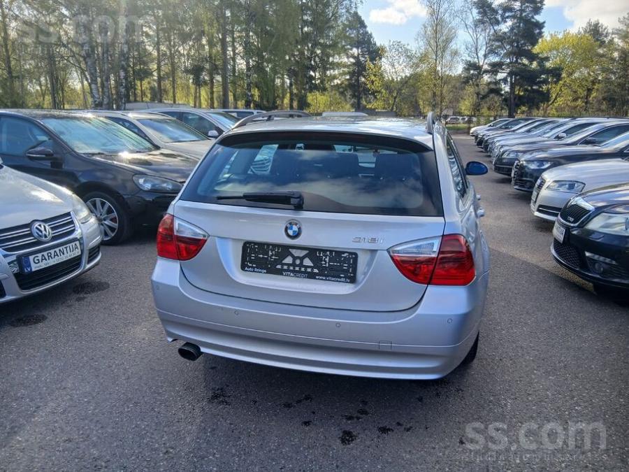 BMW 318 2009 in Riga, with an engine capacity of 2.00 L and mileage of 194 thousand km for 3700 €, photo 7 on AUTOMOTO.COM.LV