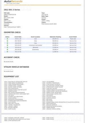 BMW 318 2012 in Riga, with an engine capacity of 2.00 L and mileage of 239 thousand km for 6390 €, photo 33 on AUTOMOTO.COM.LV