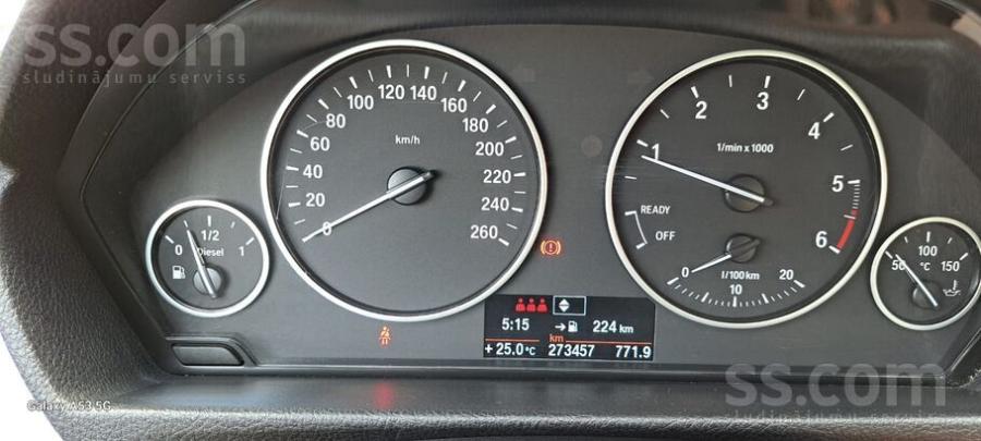 BMW 318 2013 in Talsi, with an engine capacity of 2.00 L and mileage of 273 thousand km for 7990 €, photo 8 on AUTOMOTO.COM.LV