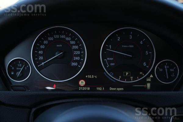 BMW 318 2016 in Riga, with an engine capacity of 2.00 L and mileage of 212 thousand km for 14350 €, photo 9 on AUTOMOTO.COM.LV