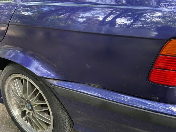 Violet BMW 318 1994 in Panevezys, with an engine capacity of 1.80 L and mileage of 357 thousand km for 2600 €, photo 8 on AUTOMOTO.COM.LV