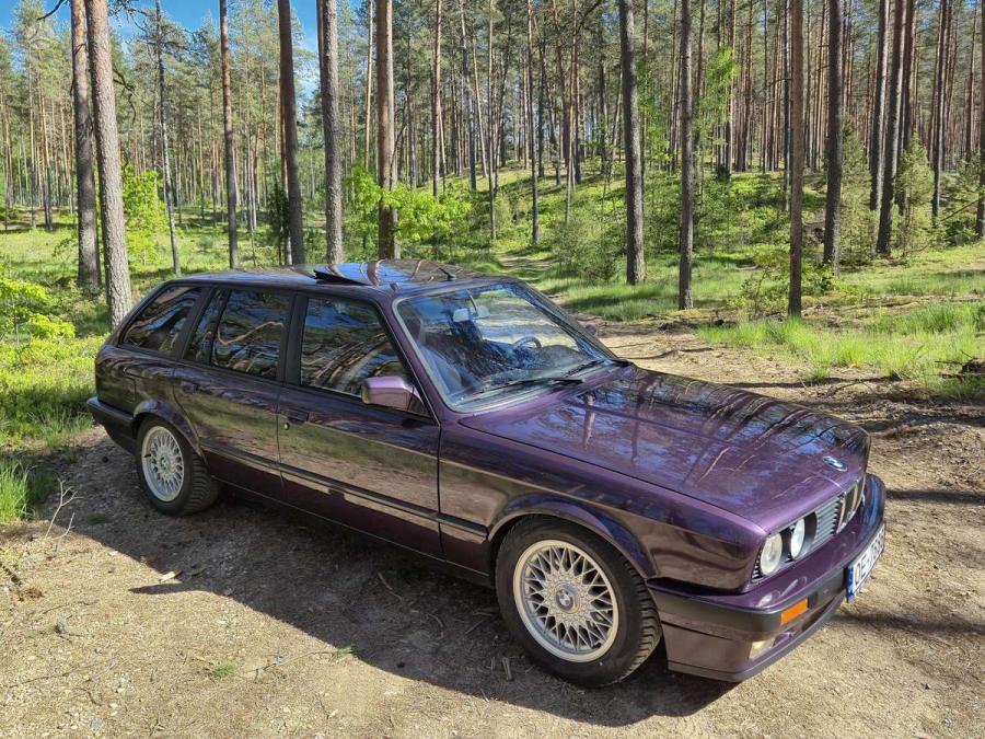 Фиолетовый БМВ 318 1994 в Рига, объемом двигателя 1.80 л и пробегом 205 тыс. км за 9500 €, фото 1 на AUTOMOTO.COM.LV