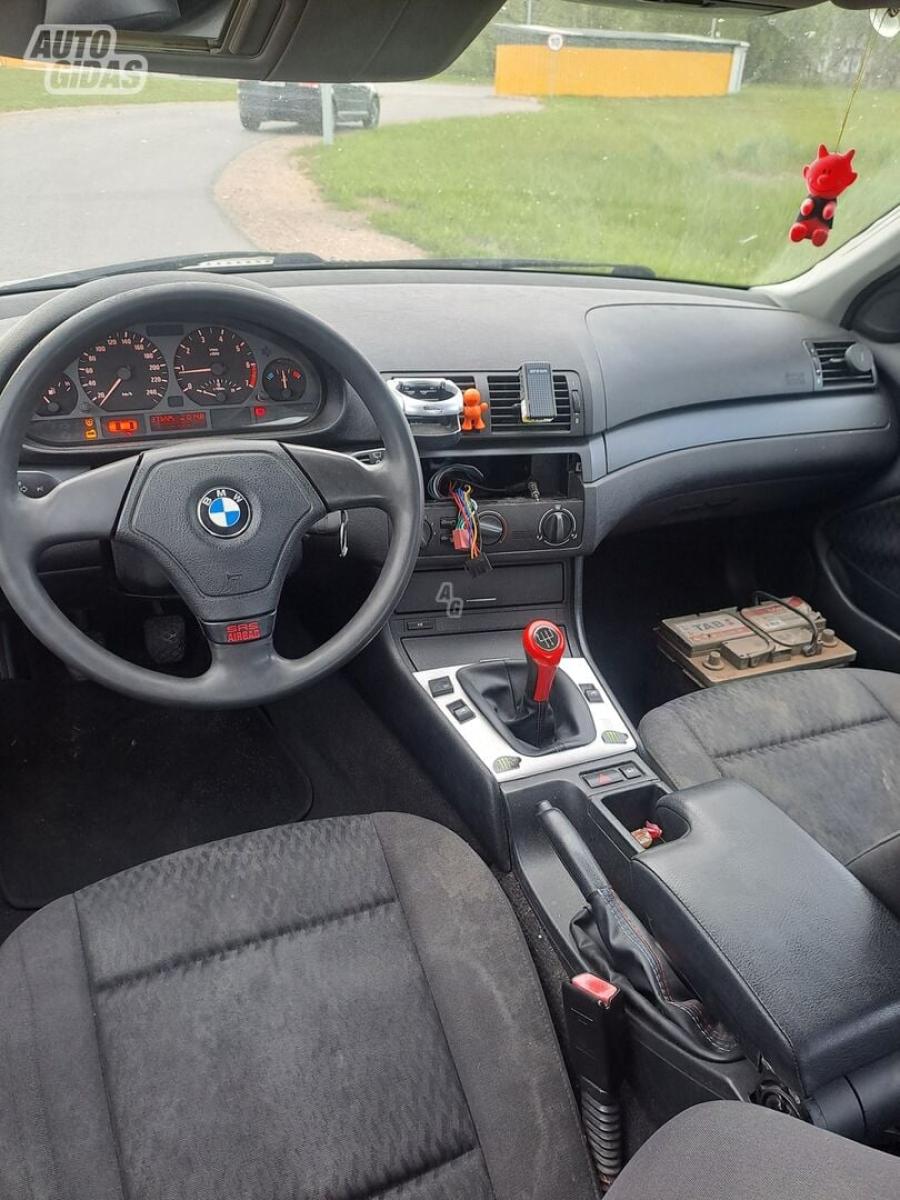 White BMW 318 1999 in Klaipeda, with an engine capacity of 1.90 L and mileage of 373 thousand km for 500 €, photo 6 on AUTOMOTO.COM.LV