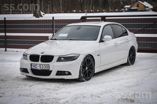White BMW 318 2009 in Riga, with an engine capacity of 2.00 L and mileage of 0 thousand km for 6850 €, photo 1 on AUTOMOTO.COM.LV