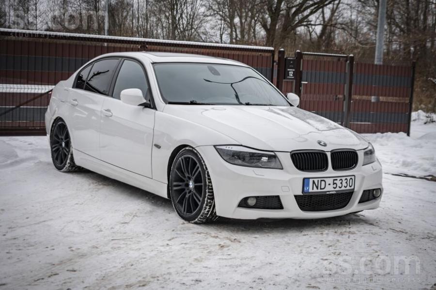 White BMW 318 2009 in Riga, with an engine capacity of 2.00 L and mileage of 0 thousand km for 6850 €, photo 3 on AUTOMOTO.COM.LV