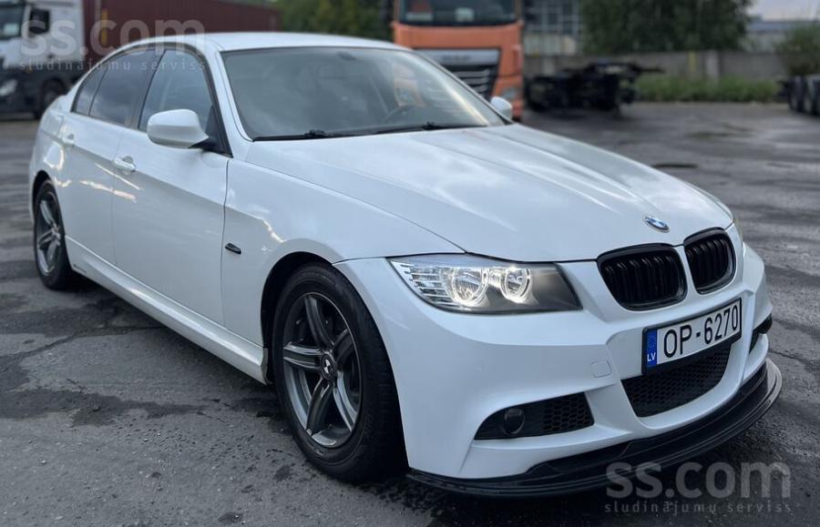 White BMW 318 2009 in Riga, with an engine capacity of 2.00 L and mileage of 0 thousand km for 4450 €, photo 6 on AUTOMOTO.COM.LV