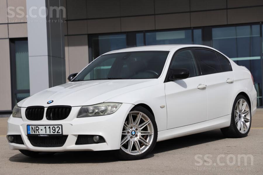 White BMW 318 2009 in Tukums, with an engine capacity of 2.00 L and mileage of 320 thousand km for 4990 €, photo 1 on AUTOMOTO.COM.LV