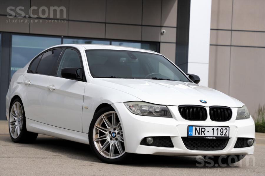 White BMW 318 2009 in Tukums, with an engine capacity of 2.00 L and mileage of 320 thousand km for 4990 €, photo 7 on AUTOMOTO.COM.LV