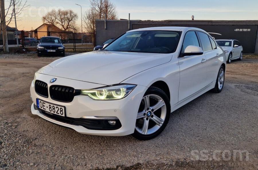 White BMW 318 2015 in Liepaja, with an engine capacity of 2.00 L and mileage of 348 thousand km for 7990 €, photo 1 on AUTOMOTO.COM.LV