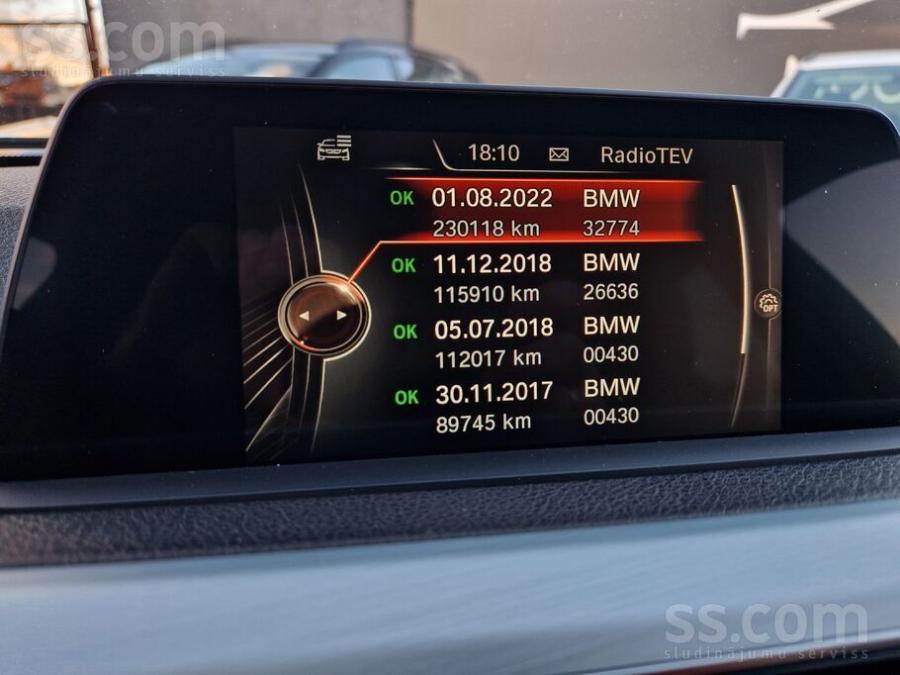 White BMW 318 2015 in Liepaja, with an engine capacity of 2.00 L and mileage of 348 thousand km for 7990 €, photo 25 on AUTOMOTO.COM.LV