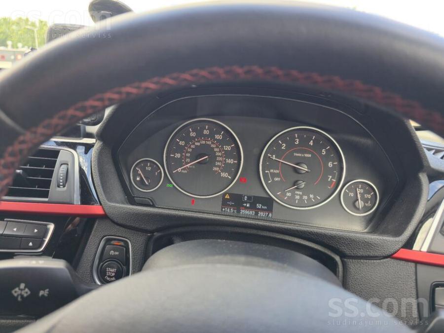 White BMW 318 2015 in Riga, with an engine capacity of 1.80 L and mileage of 295 thousand km for 4200 €, photo 11 on AUTOMOTO.COM.LV