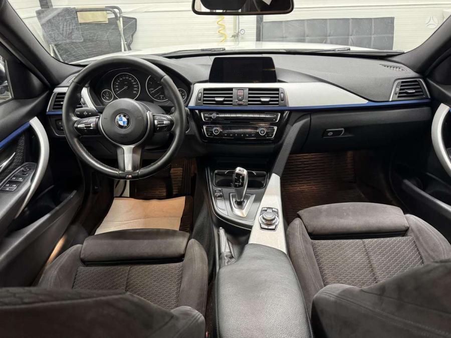 White BMW 318 2016 in Utena, with an engine capacity of 2.00 L and mileage of 270 thousand km for 11500 €, photo 13 on AUTOMOTO.COM.LV