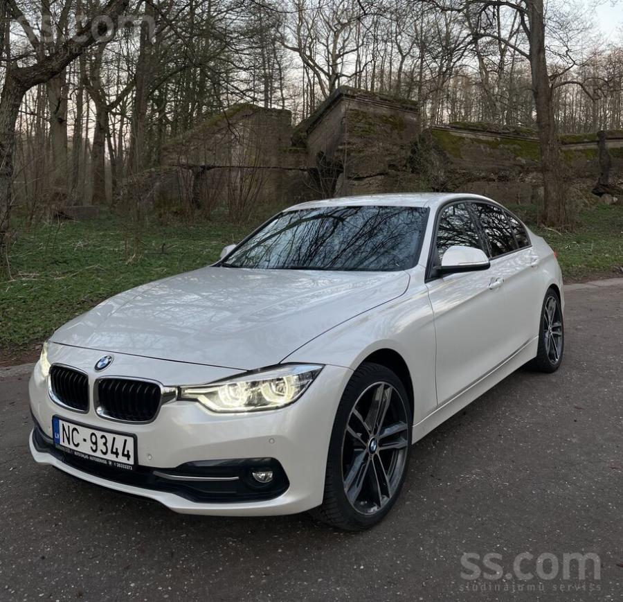 White BMW 318 2017 in Liepaja, with an engine capacity of 2.00 L and mileage of 205 thousand km for 14700 €, photo 1 on AUTOMOTO.COM.LV