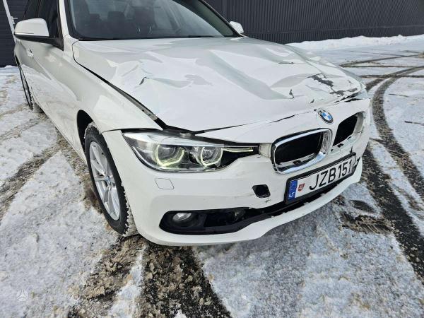 White BMW 318 2017 in Kaunas, with an engine capacity of 1.50 L and mileage of 128 thousand km for 6500 €, photo 9 on AUTOMOTO.COM.LV