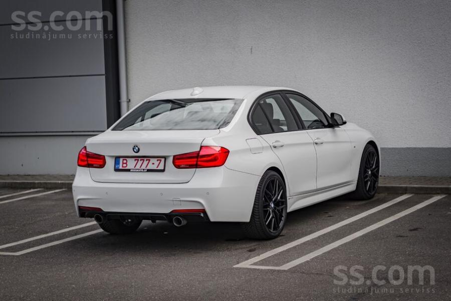 White BMW 318 2017 in Riga, with an engine capacity of 2.00 L and mileage of 166 thousand km for 17500 €, photo 5 on AUTOMOTO.COM.LV