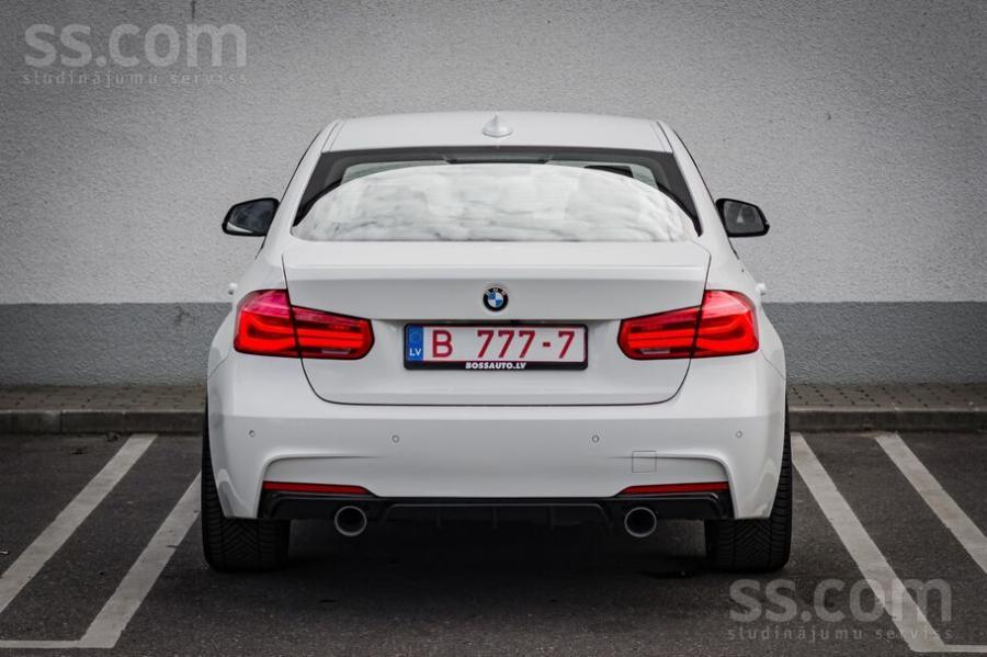 White BMW 318 2017 in Riga, with an engine capacity of 2.00 L and mileage of 166 thousand km for 17500 €, photo 6 on AUTOMOTO.COM.LV