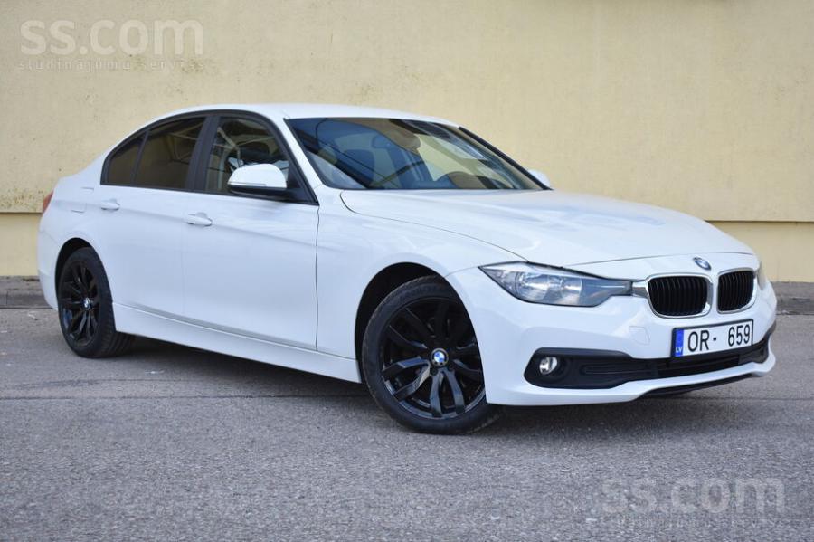 White BMW 318 2017 in Talsi, with an engine capacity of 2.00 L and mileage of 263 thousand km for 9900 €, photo 1 on AUTOMOTO.COM.LV