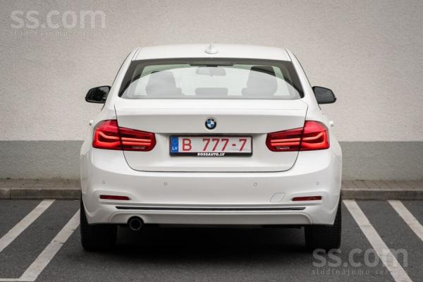 White BMW 318 2017 in Riga, with an engine capacity of 1.50 L and mileage of 151 thousand km for 12900 €, photo 6 on AUTOMOTO.COM.LV