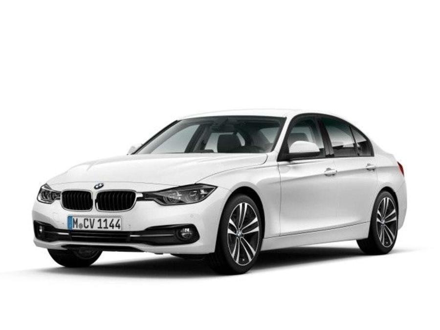 White BMW 318 2018 in Kaunas, with an engine capacity of 1.50 L and mileage of 91 thousand km for 22328 €, photo 1 on AUTOMOTO.COM.LV
