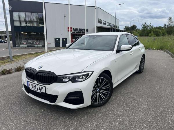 White BMW 318 2020 in Vilnius, with an engine capacity of 2.00 L and mileage of 185 thousand km for 21450 €, photo 1 on AUTOMOTO.COM.LV
