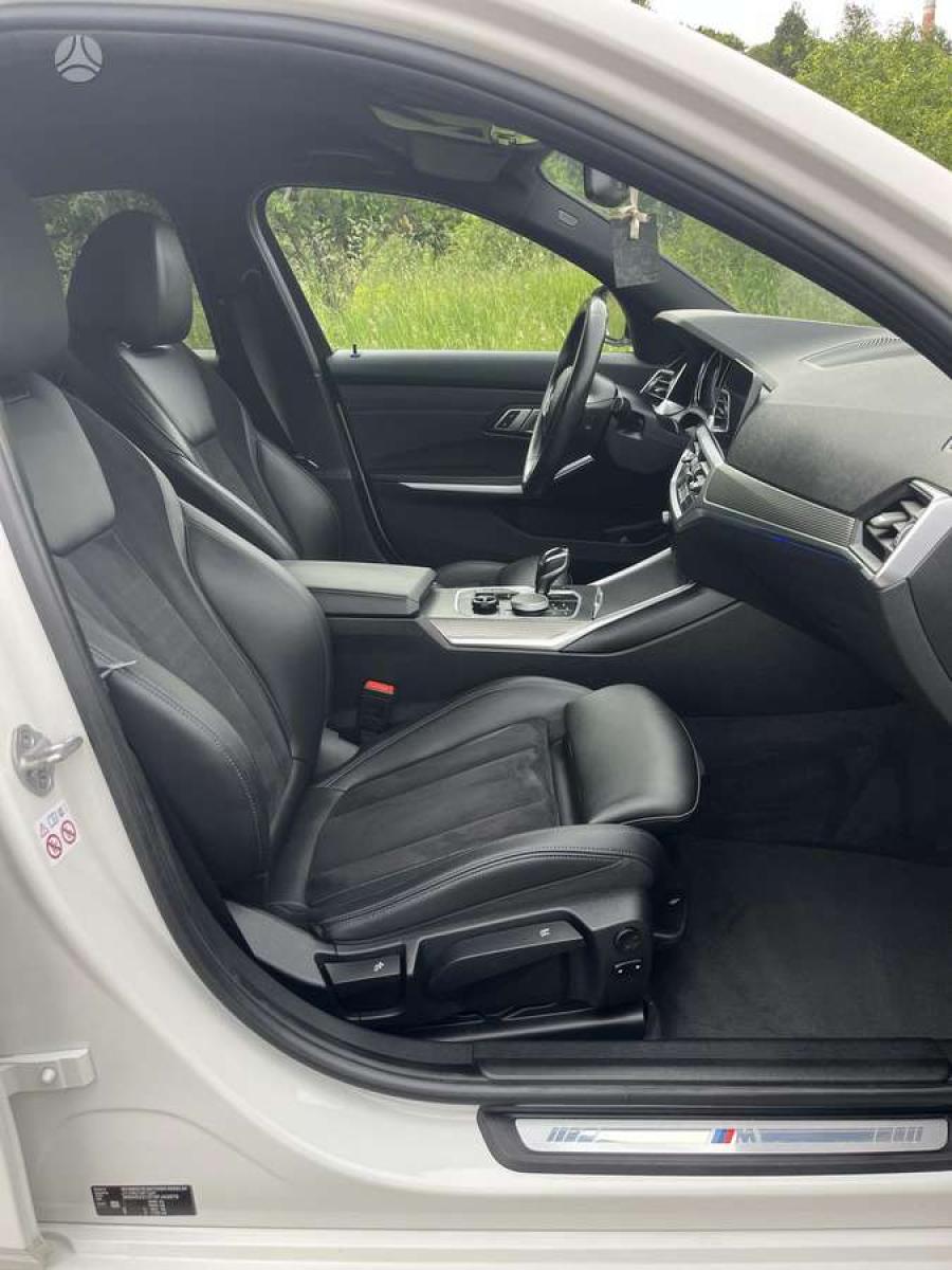 White BMW 318 2020 in Vilnius, with an engine capacity of 2.00 L and mileage of 185 thousand km for 21450 €, photo 19 on AUTOMOTO.COM.LV