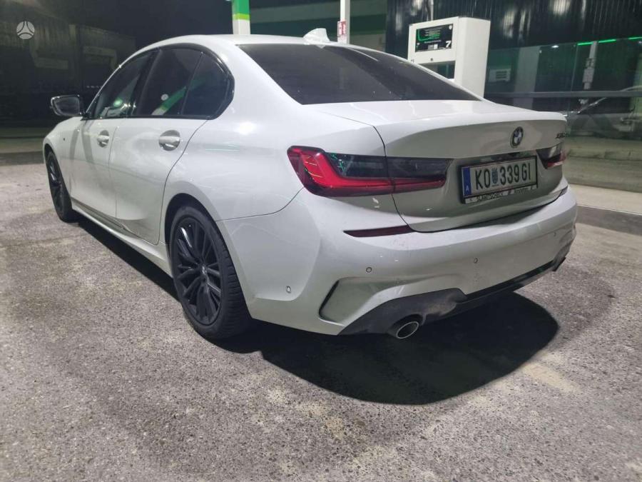 White BMW 318 2020 in Vilnius, with an engine capacity of 2.00 L and mileage of 185 thousand km for 21450 €, photo 49 on AUTOMOTO.COM.LV