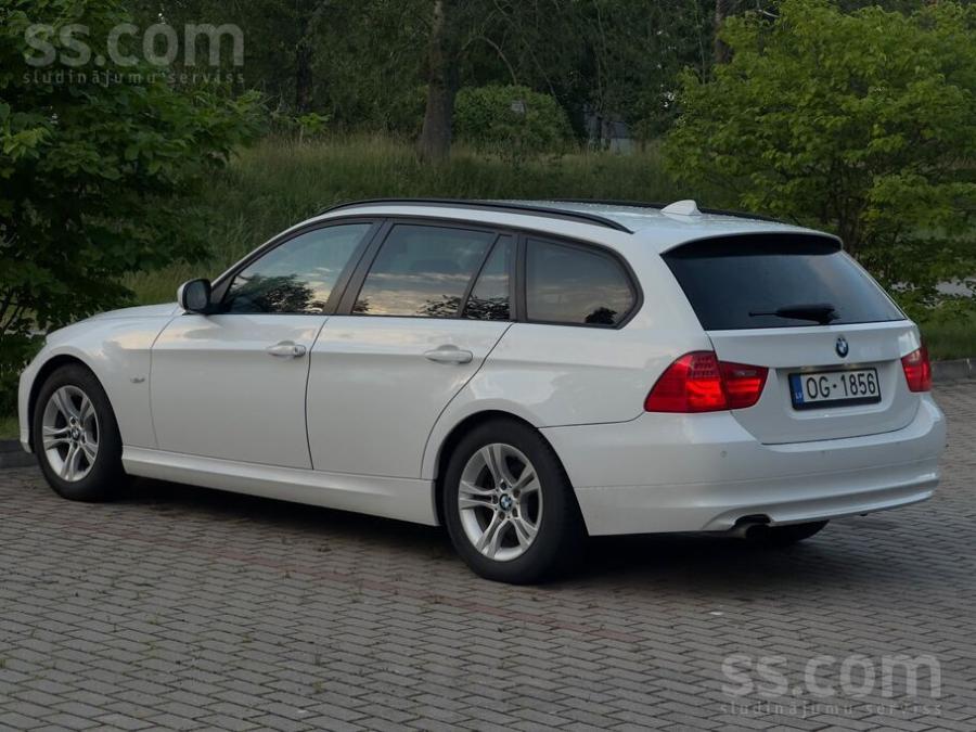 White BMW 318 2011 in Tukums, with an engine capacity of 2.00 L and mileage of 272 thousand km for 4500 €, photo 8 on AUTOMOTO.COM.LV