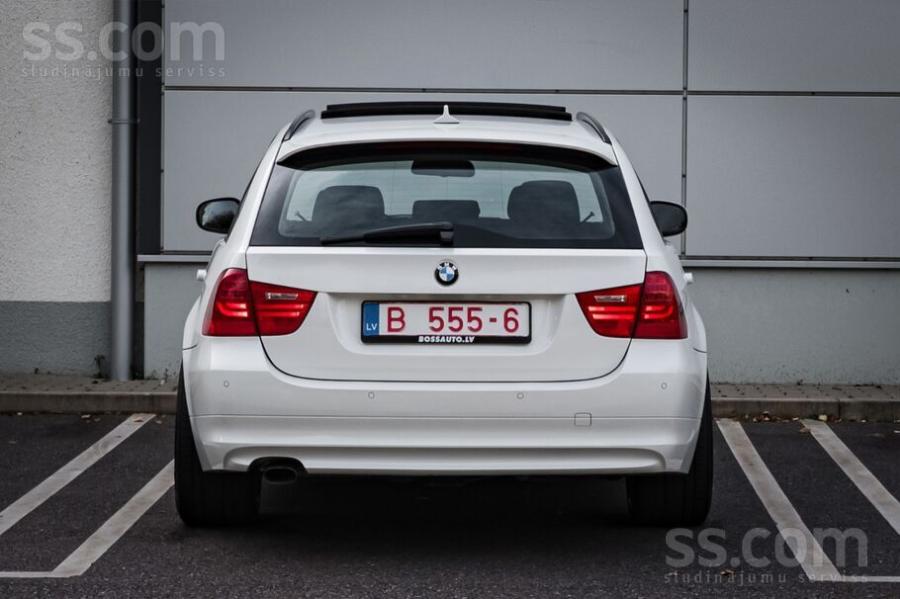 White BMW 318 2012 in Riga, with an engine capacity of 2.00 L and mileage of 0 thousand km for 6950 €, photo 5 on AUTOMOTO.COM.LV