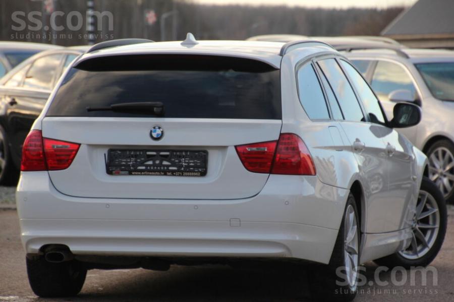 White BMW 318 2012 in Tukums, with an engine capacity of 2.00 L and mileage of 245 thousand km for 6150 €, photo 25 on AUTOMOTO.COM.LV