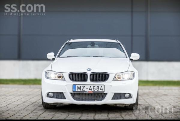 White BMW 318 2012 in Jelgava, with an engine capacity of 2.00 L and mileage of 318 thousand km for 7358 €, photo 1 on AUTOMOTO.COM.LV