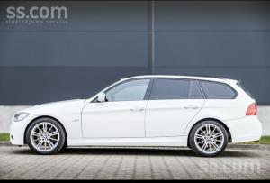White BMW 318 2012 in Jelgava, with an engine capacity of 2.00 L and mileage of 318 thousand km for 7358 €, photo 6 on AUTOMOTO.COM.LV