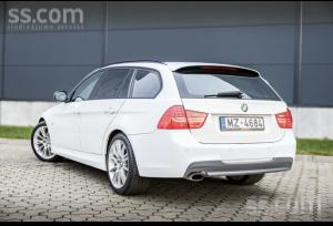 White BMW 318 2012 in Jelgava, with an engine capacity of 2.00 L and mileage of 318 thousand km for 7358 €, photo 7 on AUTOMOTO.COM.LV
