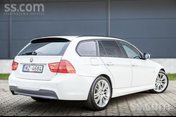 White BMW 318 2012 in Jelgava, with an engine capacity of 2.00 L and mileage of 318 thousand km for 7358 €, photo 9 on AUTOMOTO.COM.LV