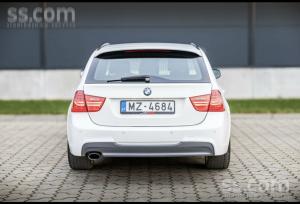 White BMW 318 2012 in Jelgava, with an engine capacity of 2.00 L and mileage of 318 thousand km for 7358 €, photo 13 on AUTOMOTO.COM.LV