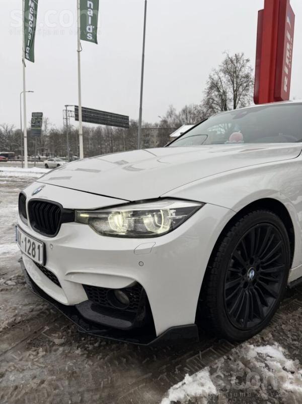 White BMW 318 2013 in Riga, with an engine capacity of 3.00 L and mileage of 233 thousand km for 11000 €, photo 1 on AUTOMOTO.COM.LV