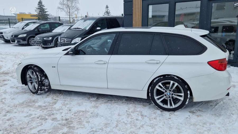 White BMW 318 2013 in Marijampole, with an engine capacity of 2.00 L and mileage of 302 thousand km for 7990 €, photo 10 on AUTOMOTO.COM.LV