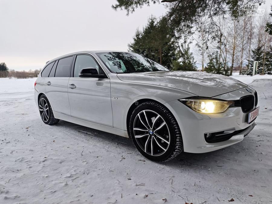 White BMW 318 2014 in Panevezys, with an engine capacity of 2.00 L and mileage of 235 thousand km for 7500 €, photo 3 on AUTOMOTO.COM.LV